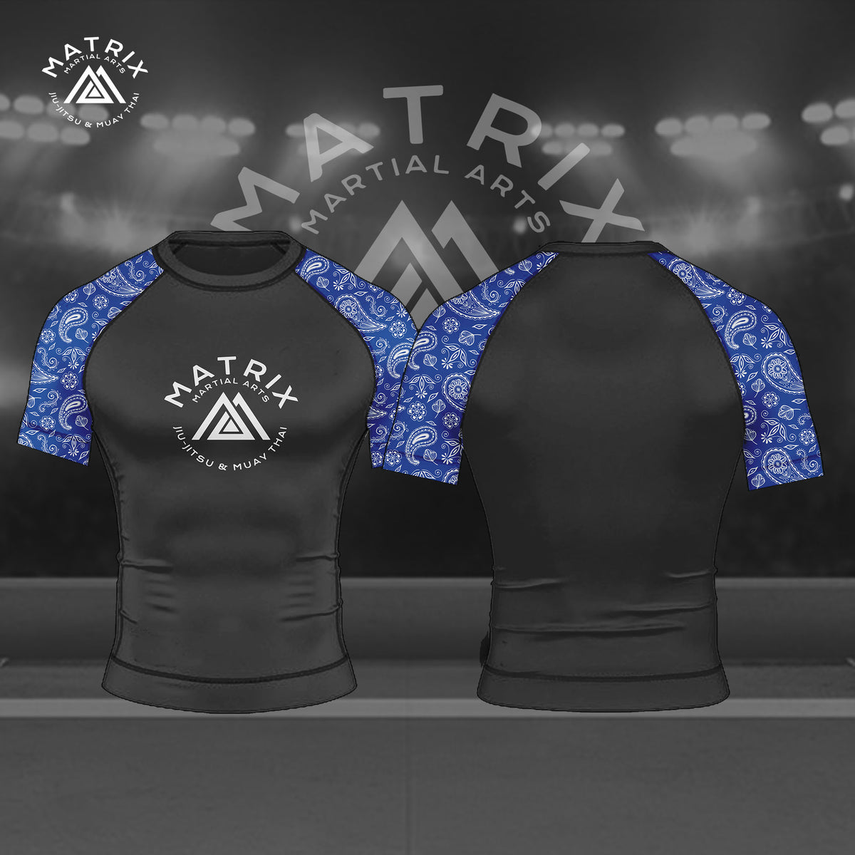 Matrix Bandana Rash Guard (Short Sleeve) – safeteethird